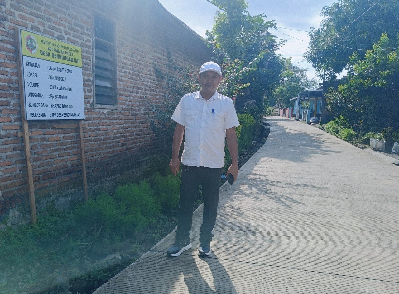 Warga Desa Bendunganjati Bersyukur, Jalan Rusak di Dusun Mungkut Sudah ...